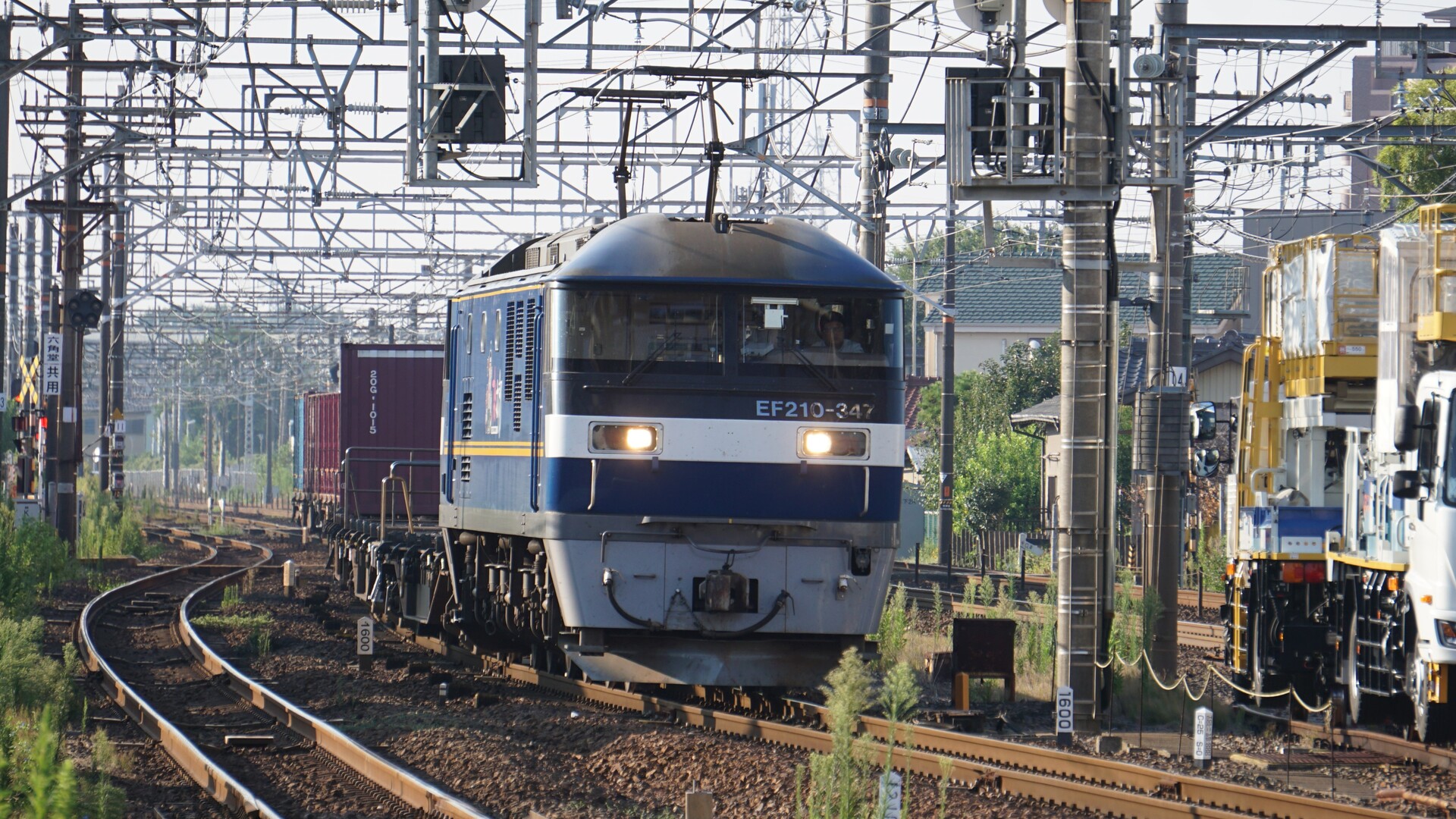 2025年9月8日 今朝の写真 EF510-13とDF200-206 : Rail Scope