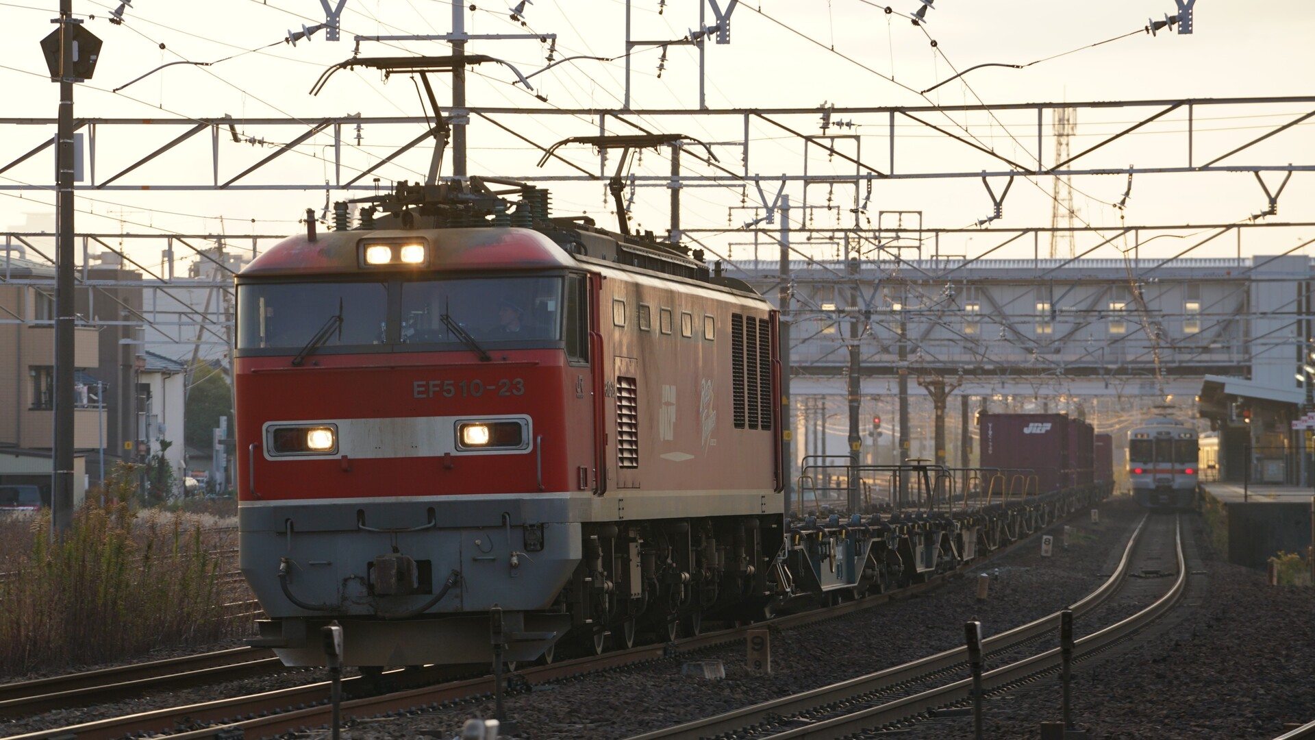 2024年12月12日朝の写真 EF510-512と23 : Rail Scope
