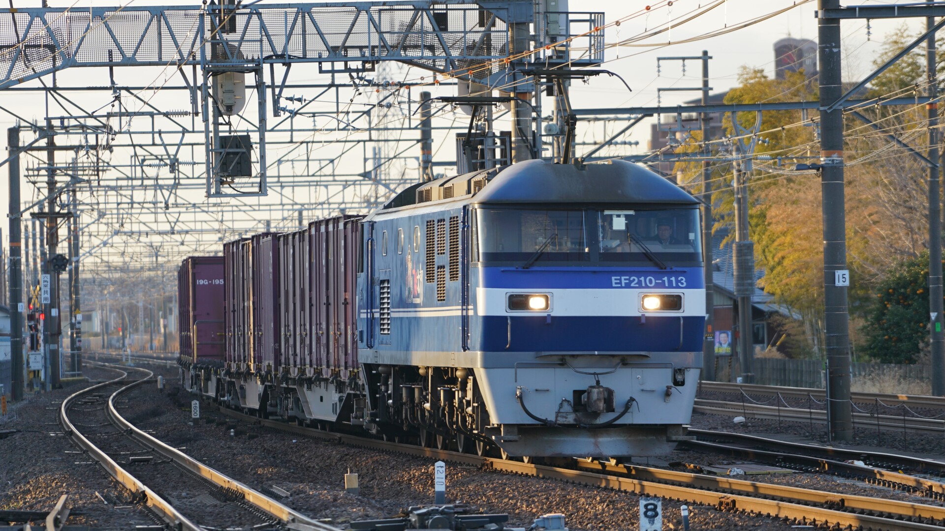 2025年2月14日 今朝の写真 EF510-13と222 : Rail Scope