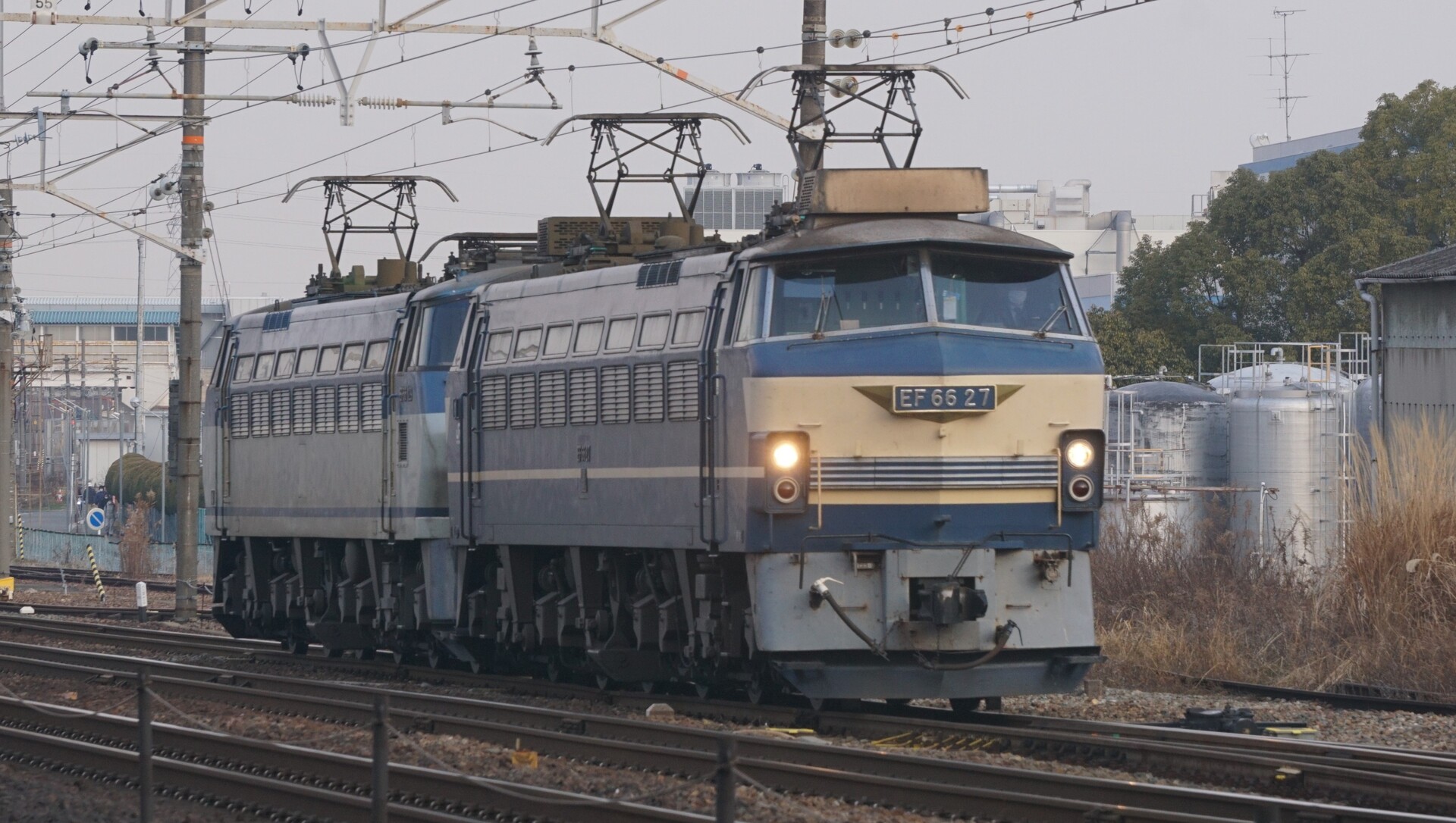 2022年2月15日 今朝の写真 ニーナ＋EF66-129 : Rail Scope