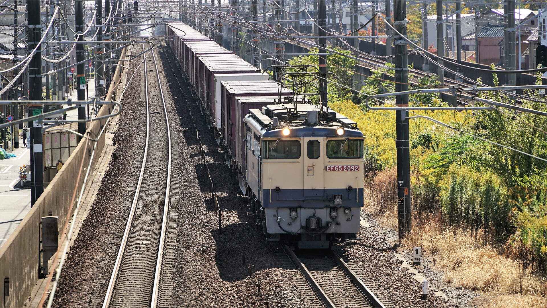 2022年11月2日 昼休みの写真 EF65-2092 : Rail Scope