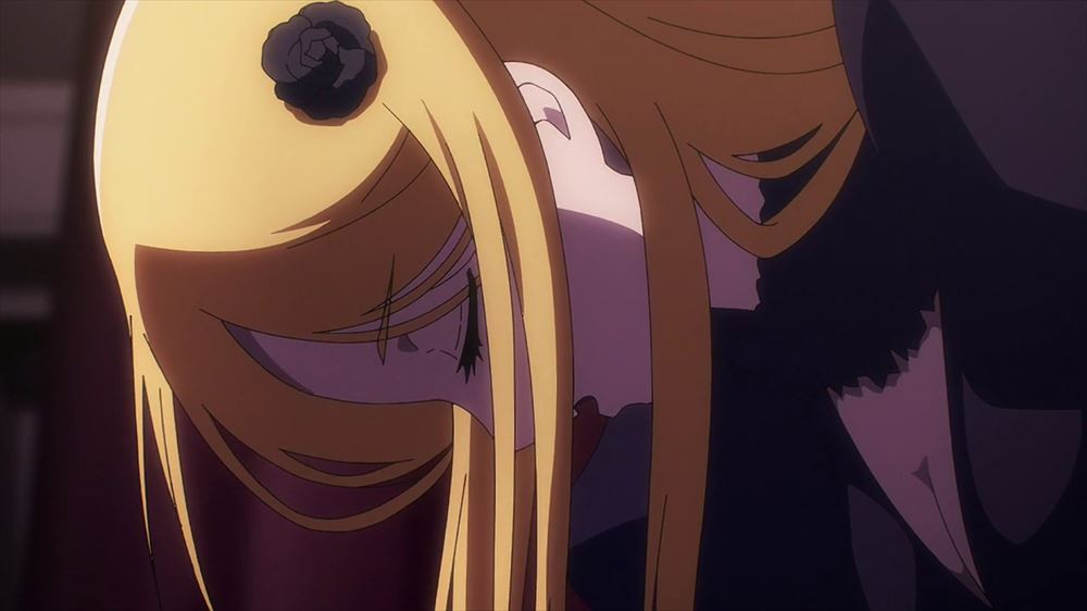悪魔化ラナーの胸の谷間エロ画像 オーバーロード13話アニメ4期