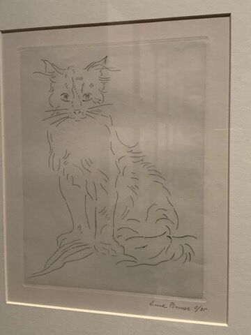 【美術】エルナ・ピナー／『座っている猫』 Erna Pinner/Katze, Sitzend : Zauberblog