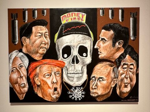 【美術】マルク・アンリ・レッキンガー／『死とその顔ぶれ』 Marc Henri Reckinger/La mort et ses ...