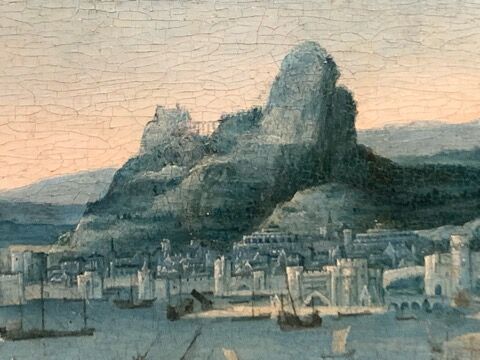【美術】ヨアヒム・パティニール／『聖母子の眠る風景』 Joachim Patinier/Maria mit Schlafendem Kind ...