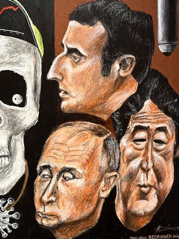 【美術】マルク・アンリ・レッキンガー／『死とその顔ぶれ』 Marc Henri Reckinger/La mort et ses ...